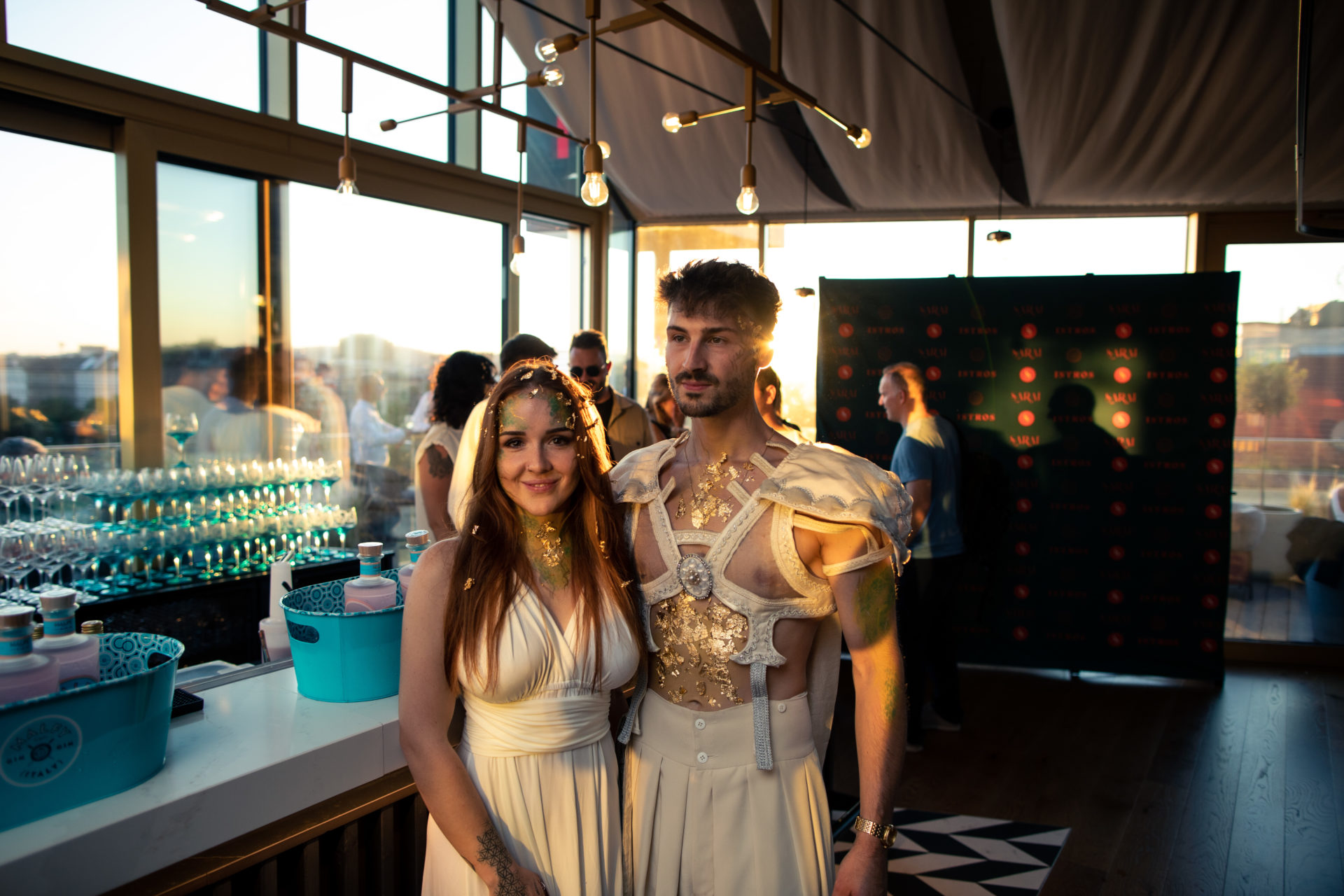 ISTROS Rooftop-Bar lud zum Feiern mit den Göttern - Wiener Bezirksblatt