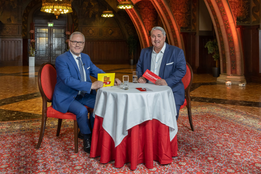 Bei Tesarek im Rathaus: Ernst Nevrivy zu Gast - Wiener Bezirksblatt