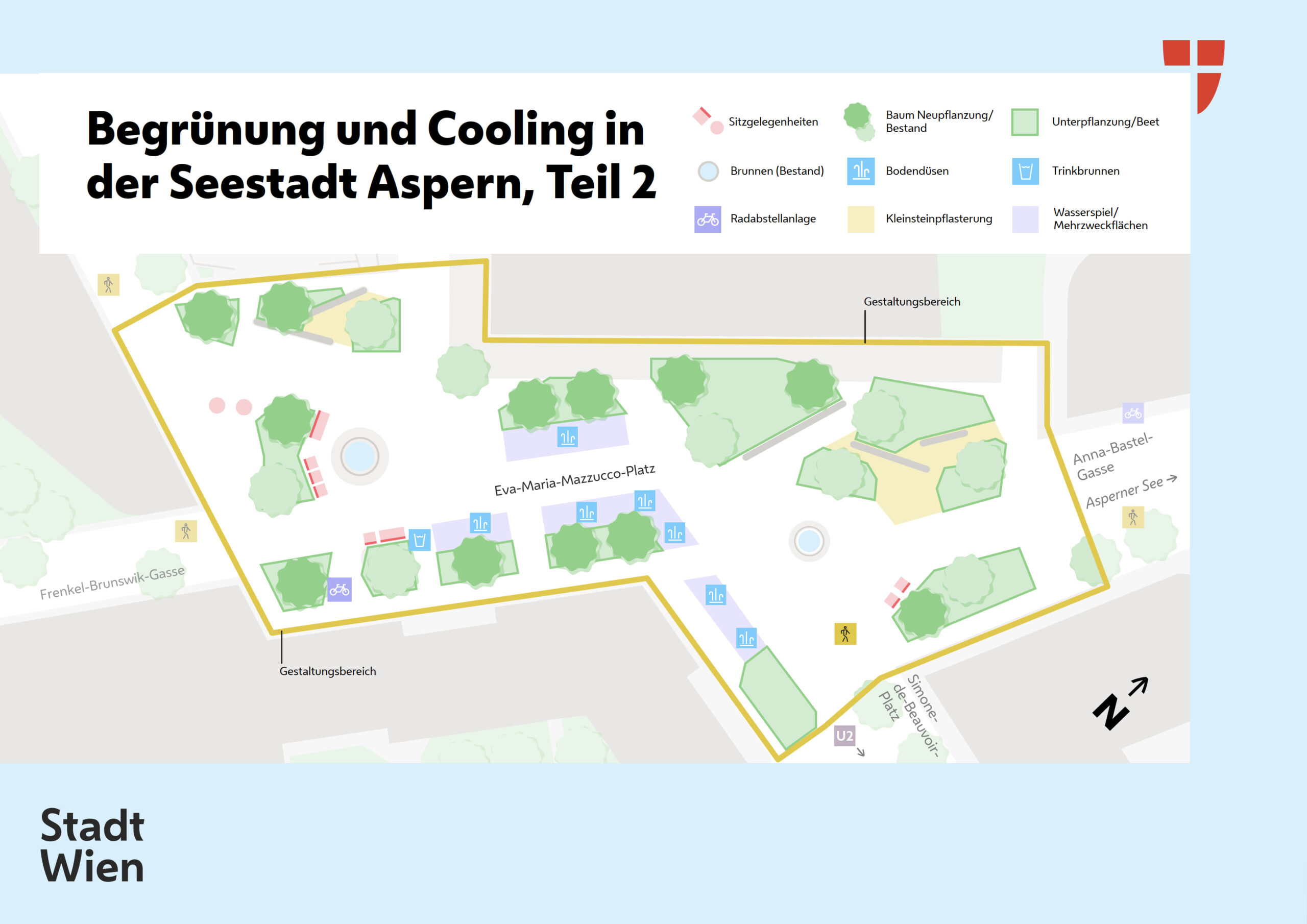 Plan zur Begrünungsoffensive Seestadt - Wiener Bezirksblatt